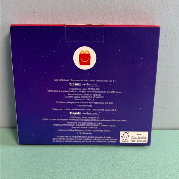 McDonald's | Toys | Mcdonalds Crayola Happy Meal Space Art Craft ...